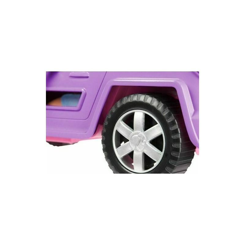Barbie Off-Road Purple Jeep Vehicle Rolling Wheels With Seat Belts Car ...