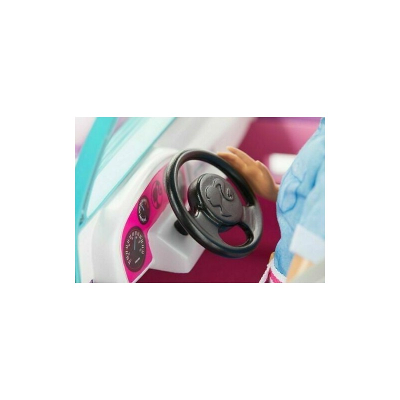 Barbie Off-Road Purple Jeep Vehicle Rolling Wheels With Seat Belts Car ...