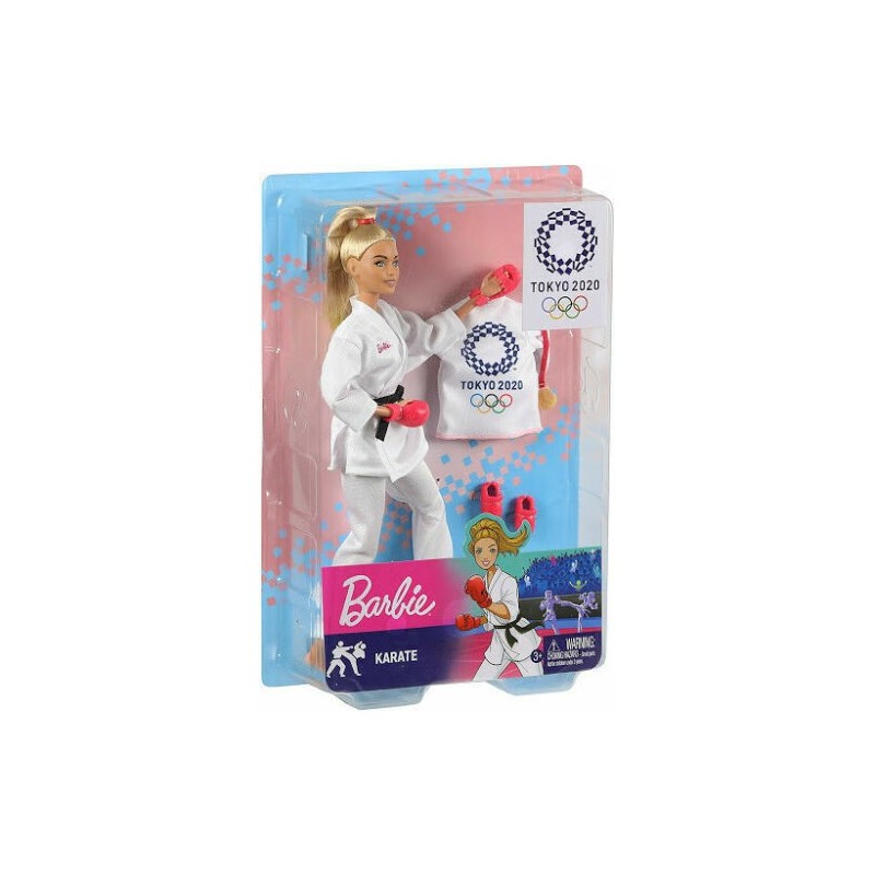 Barbie Olympic Games Tokyo 2020 Set Karate Climbing Skateboarding Softball Gift