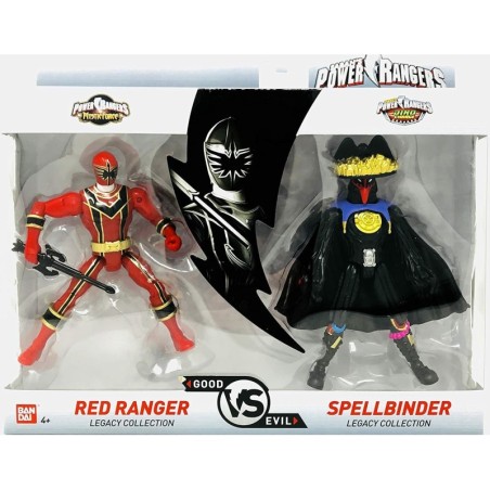 Power Rangers Legacy Collection Red Ranger vs Spellbinder Good vs Evil ...