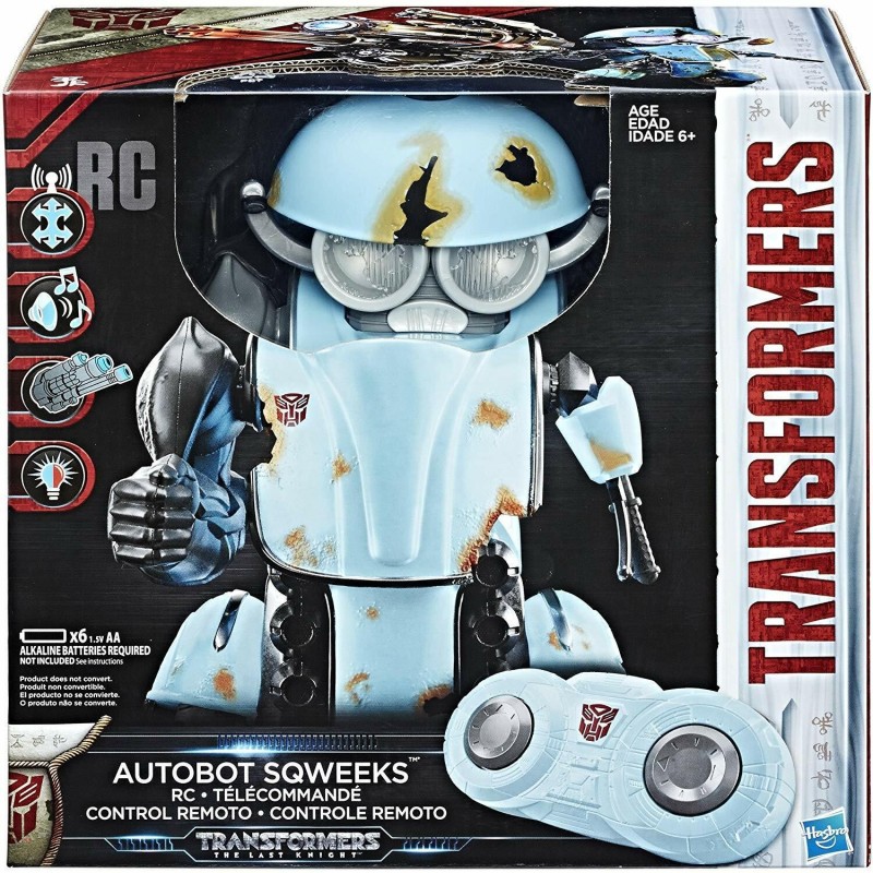Transformers The Last Knight Autobot Sqweeks RC Ages 6+ Toy Remote ...