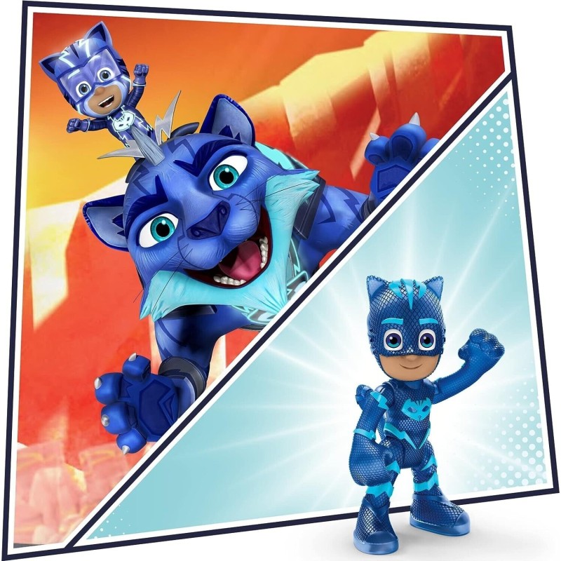 PJ Masks Animal Power Charge and Roar Power Cat Interactive Toy Hero ...