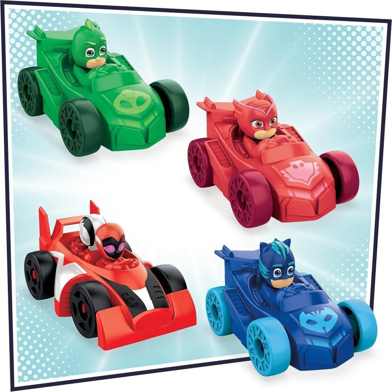 PJ Masks Animal Power Smash and Zoom Race Track Preschool Toy with 4 ...