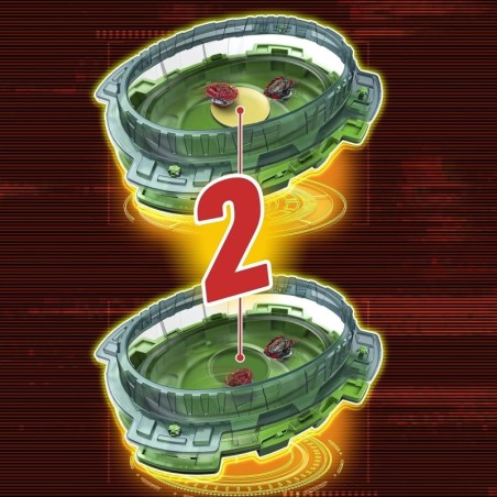 Beyblade Burst QuadDrive Interstellar Drop Beyblade Stadium Battle Set ...