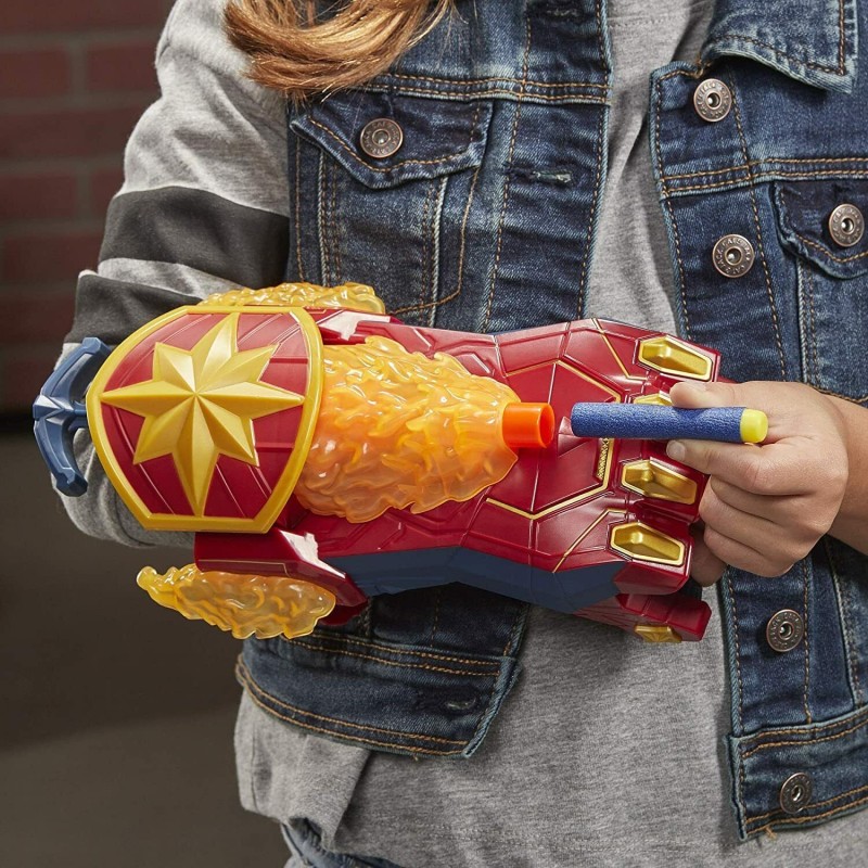 Nerf Power Moves - Marvel Avengers Captain Marvel Photon Blast Gun ...