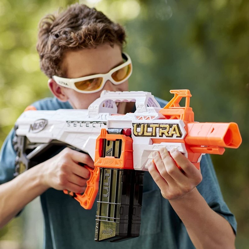 NERF Ultra Select Fully Motorized Blaster Ages 8+ Toy Gun Fire Fight ...