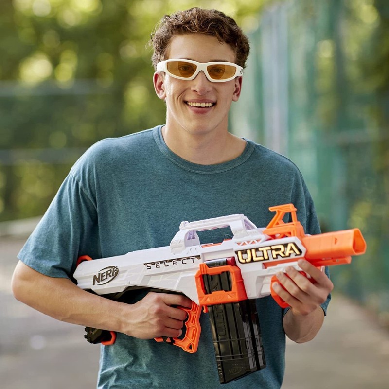 NERF Ultra Select Fully Motorized Blaster Ages 8+ Toy Gun Fire Fight ...