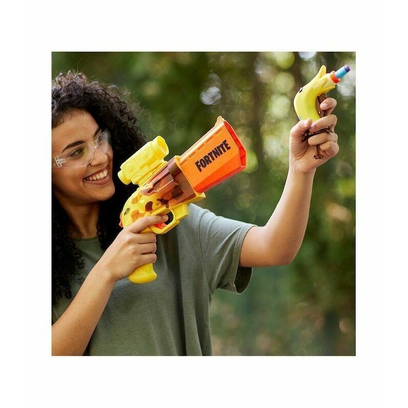 NERF Fortnite Peely Pack + Pack Peely Set De Bananin Blasters 10 Darts ...