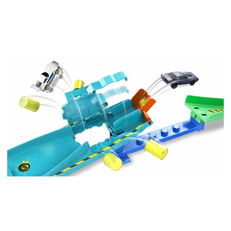 Hot Wheels Fast & Furious Spy Racers Eliminator Playset with 2 Car Die ...